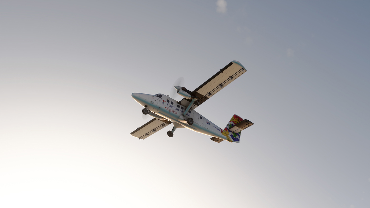 Cayman Airways DH6 300 Wheels Pax Twin Otter 8K (VP-CXA) (Requested ...