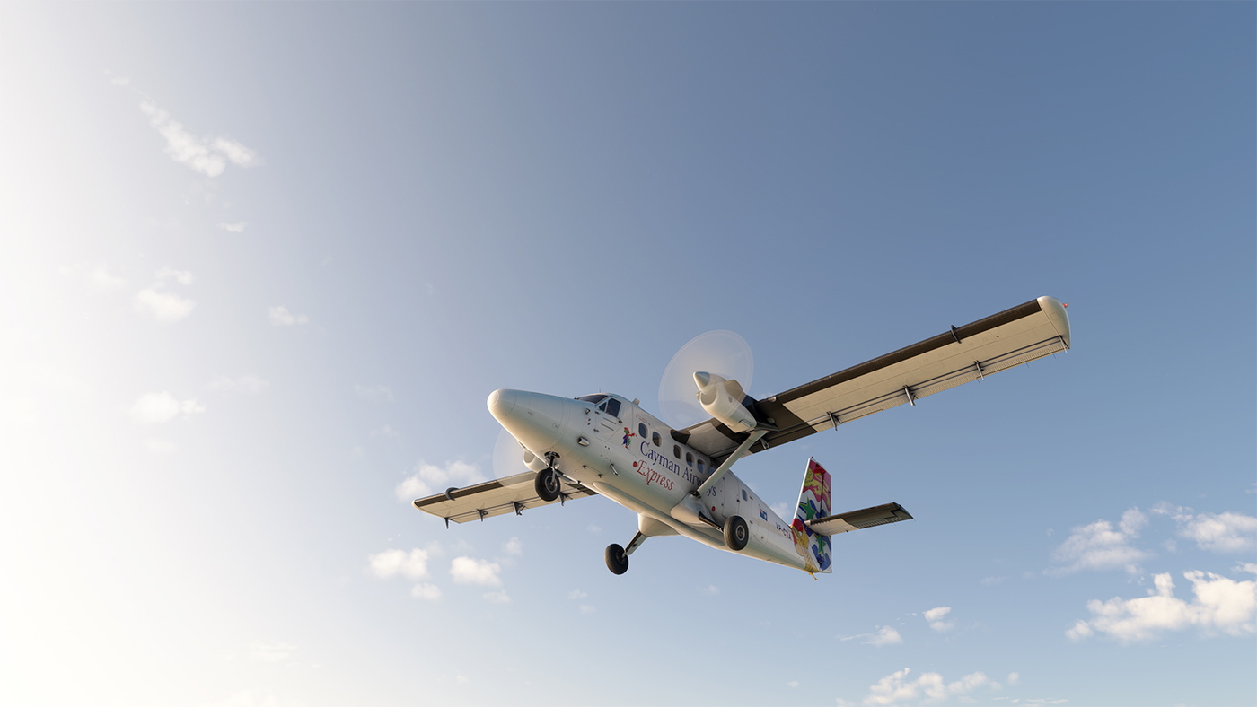 Cayman Airways DH6 300 Wheels Pax Twin Otter 8K (VP-CXA) (Requested ...