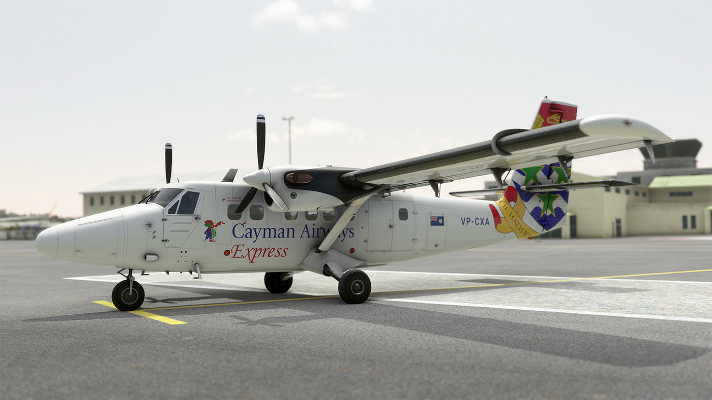Cayman Airways DH6 300 Wheels Pax Twin Otter 8K (VP-CXA) (Requested ...