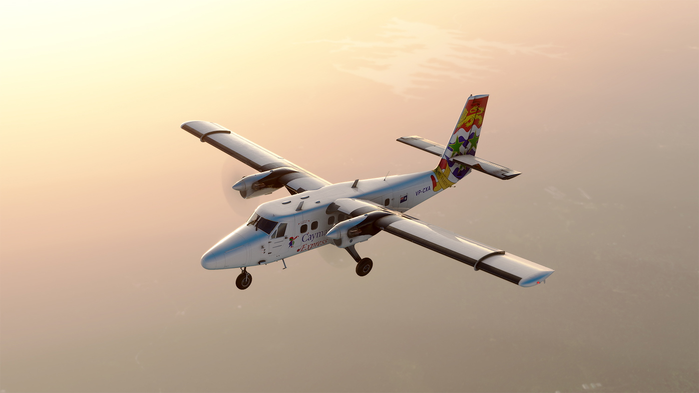 Cayman Airways DH6 300 Wheels Pax Twin Otter 8K (VP-CXA) (Requested ...