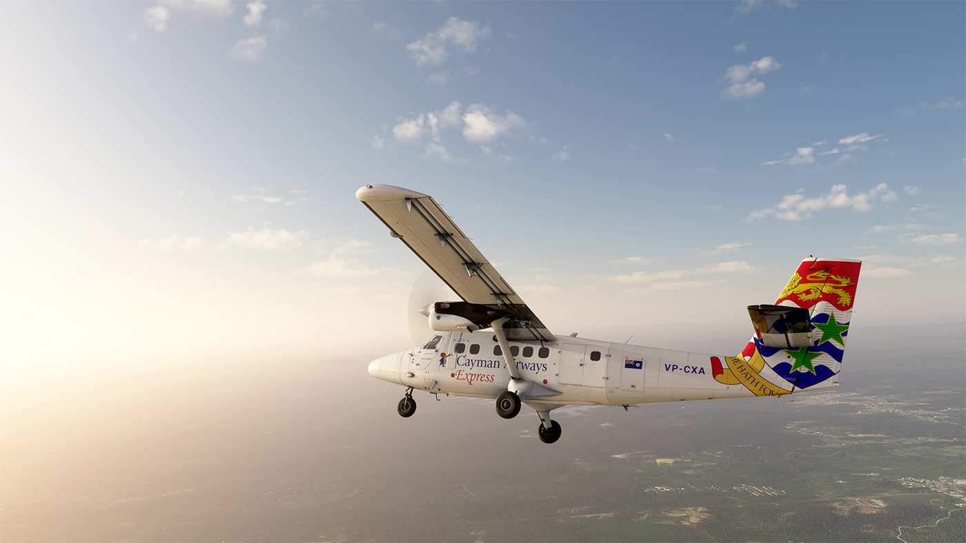 Cayman Airways DH6 300 Wheels Pax Twin Otter 8K (VP-CXA) (Requested ...