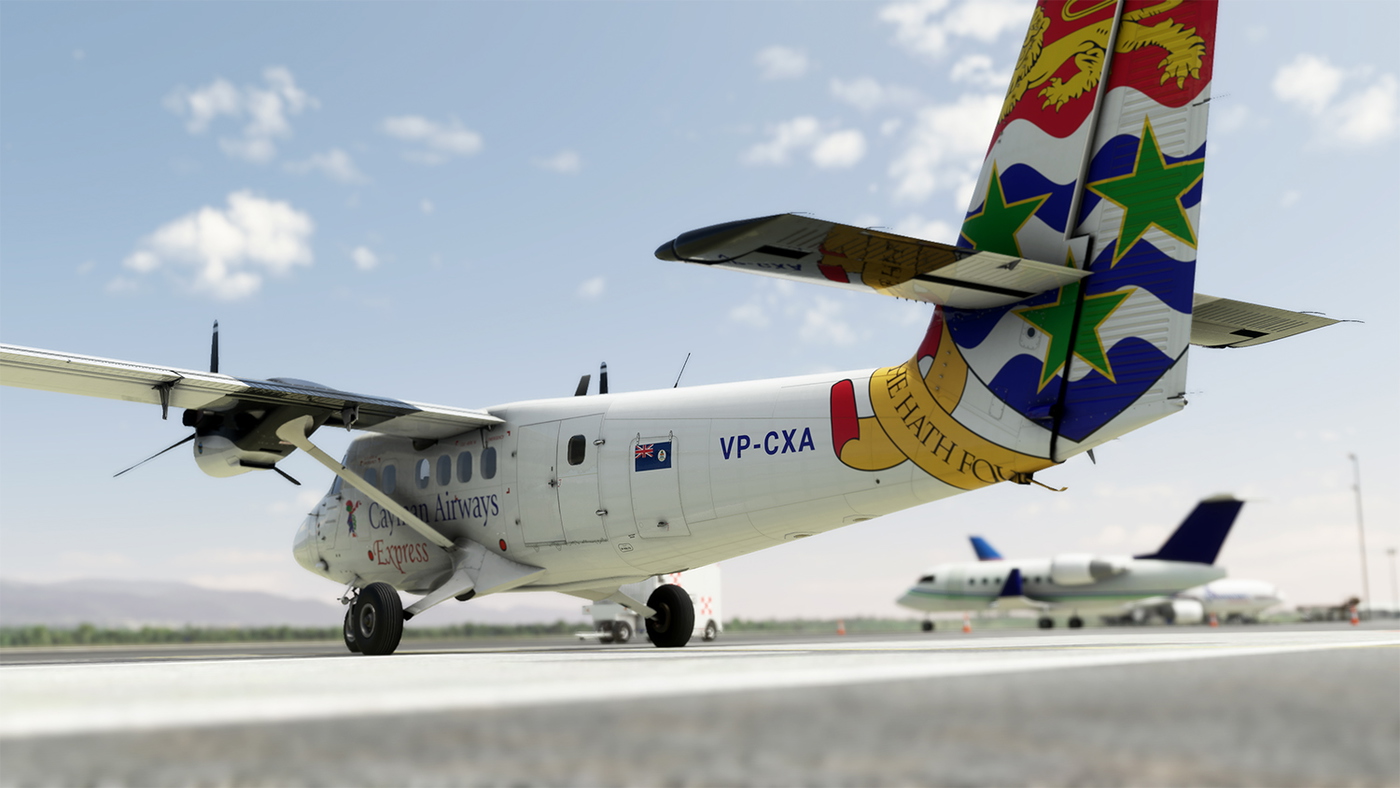 Cayman Airways DH6 300 Wheels Pax Twin Otter 8K (VP-CXA) (Requested ...