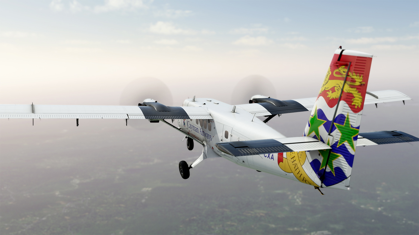 Cayman Airways DH6 300 Wheels Pax Twin Otter 8K (VP-CXA) (Requested ...