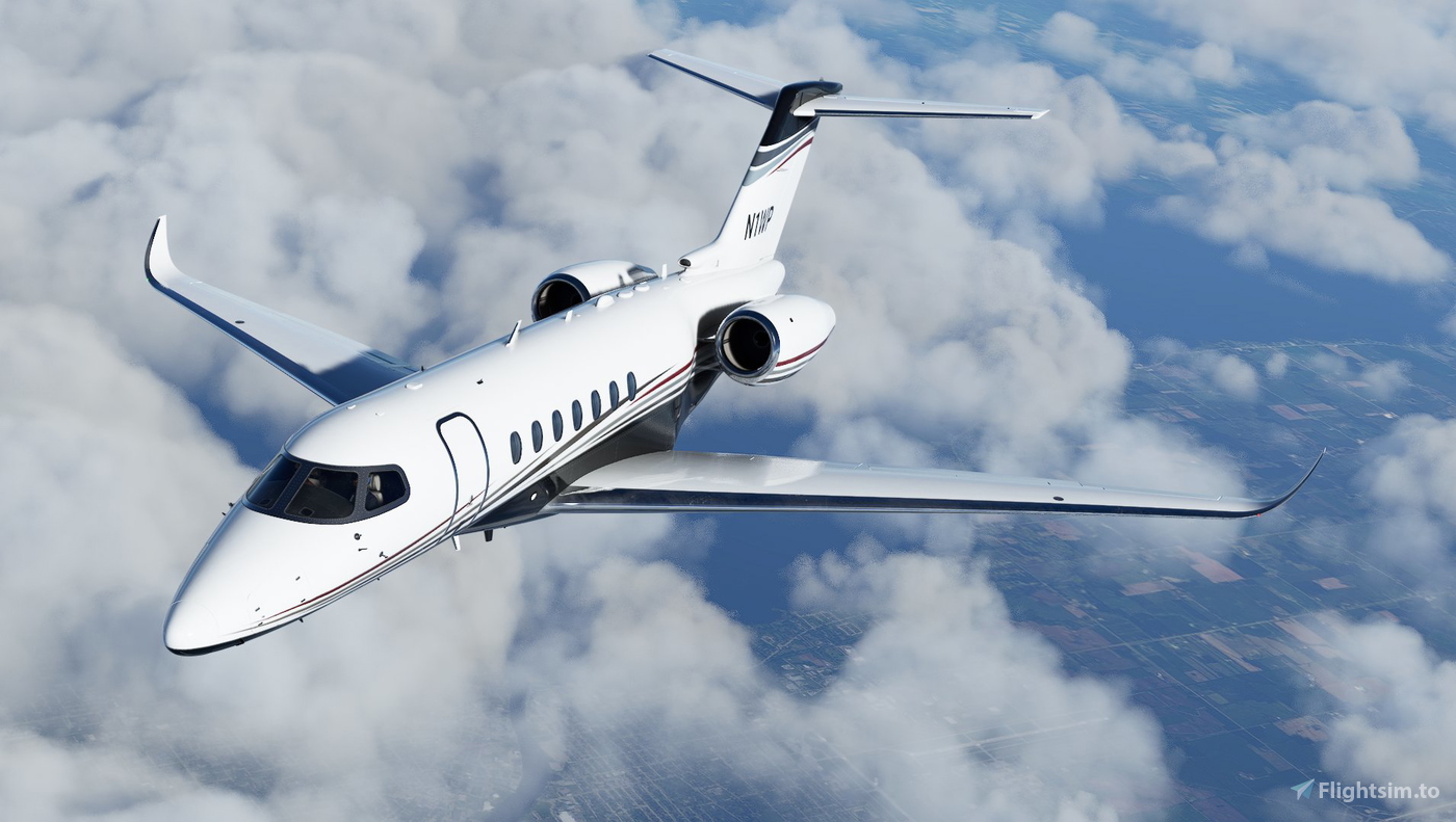 Cessna Citation Longitude N1WP for Microsoft Flight Simulator | MSFS