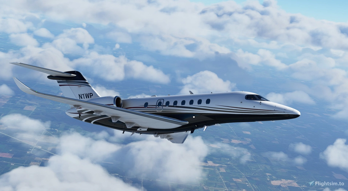 Cessna Citation Longitude N1WP for Microsoft Flight Simulator | MSFS