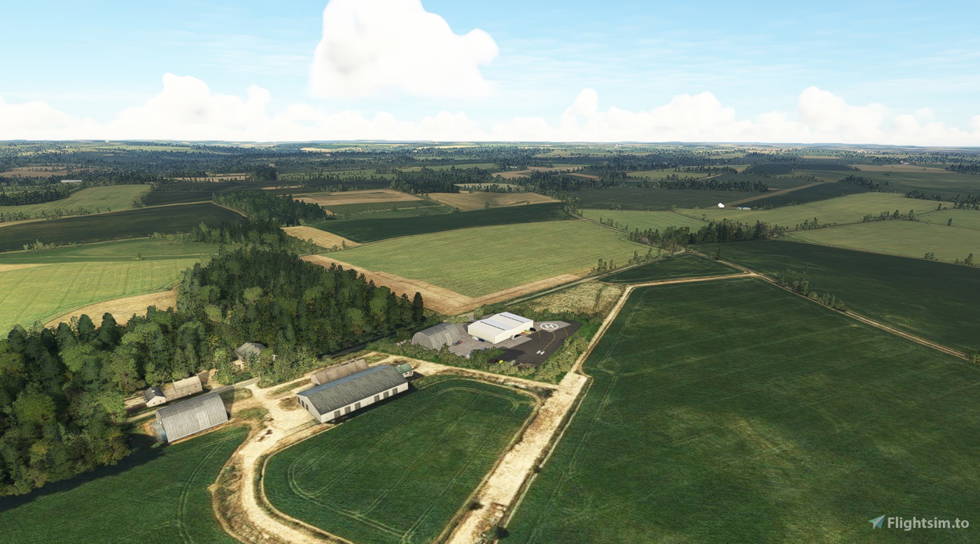 CMHB Classic Motor Hub Helipad, Bibury, Gloucestershire, England , UK ...