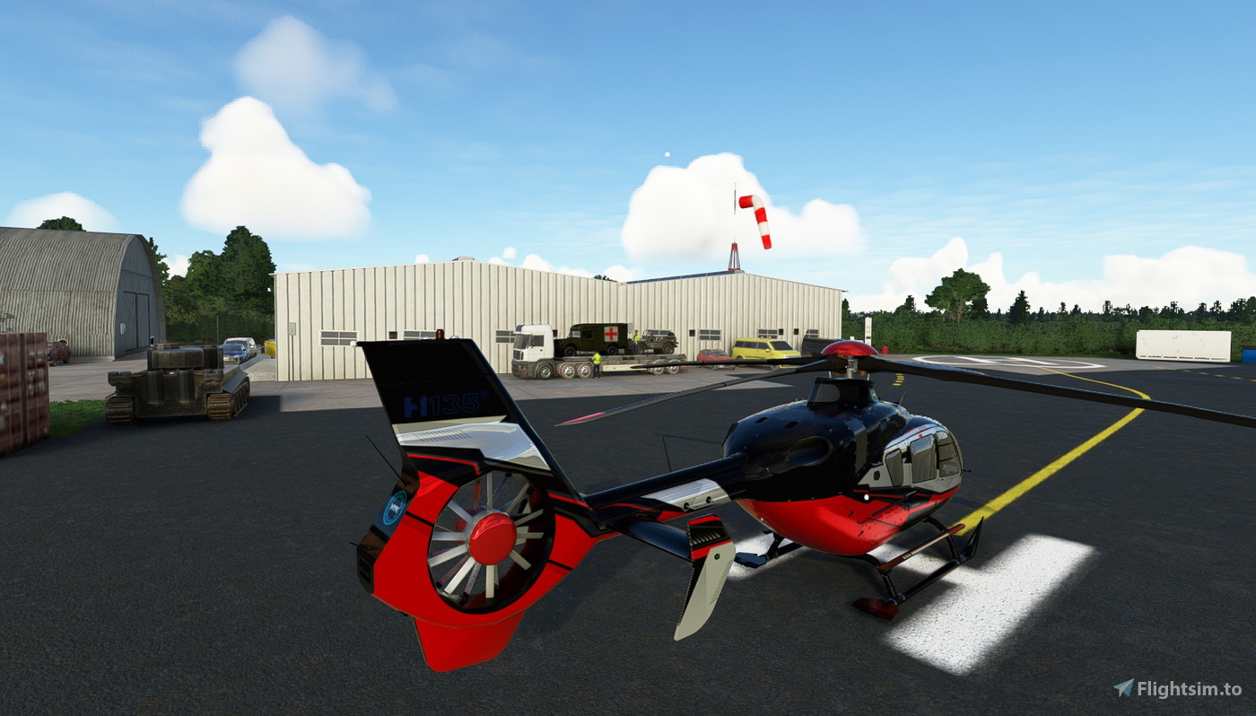 CMHB Classic Motor Hub Helipad, Bibury, Gloucestershire, England , UK ...