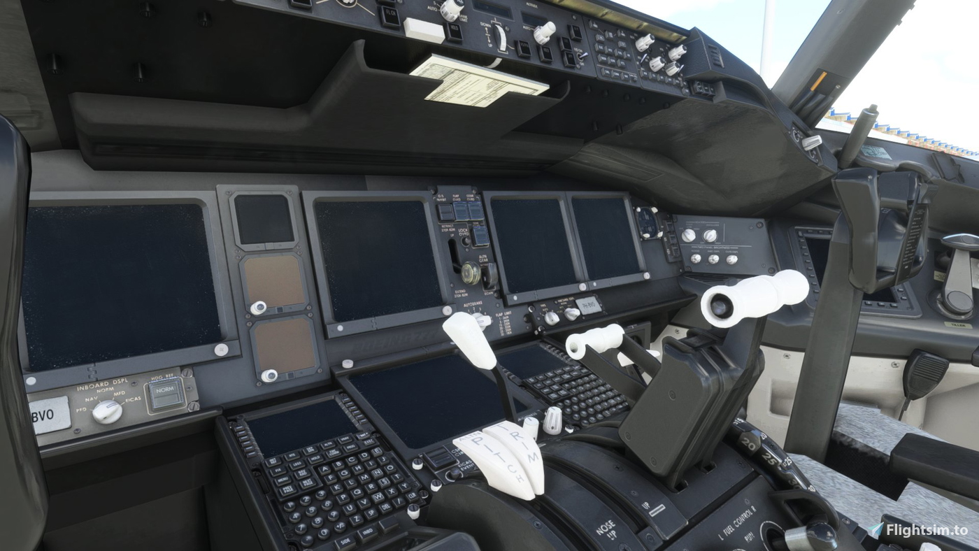 CS 777 - New Gray Cockpit Textures pour Microsoft Flight Simulator | MSFS
