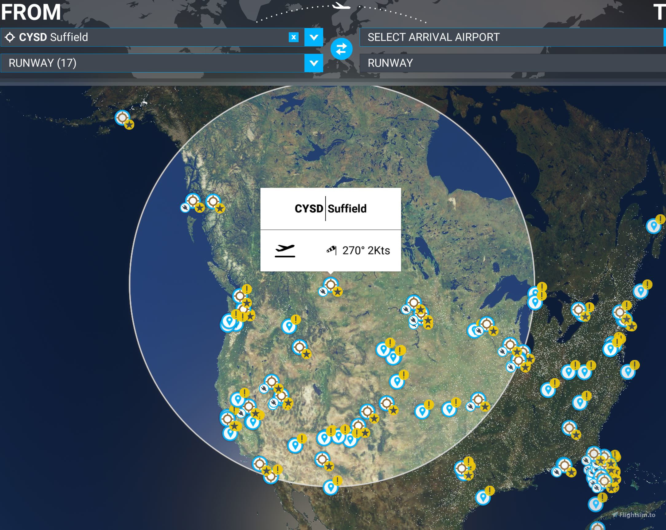 CYSD, Suffield, Alberta, Canada » Microsoft Flight Simulator
