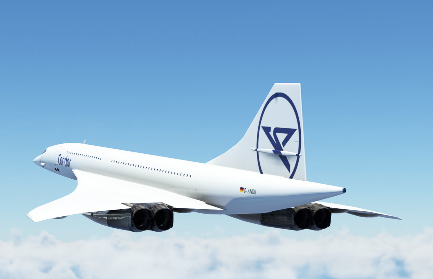 DC Concorde - Condor Livery White Tail for Microsoft Flight Simulator ...