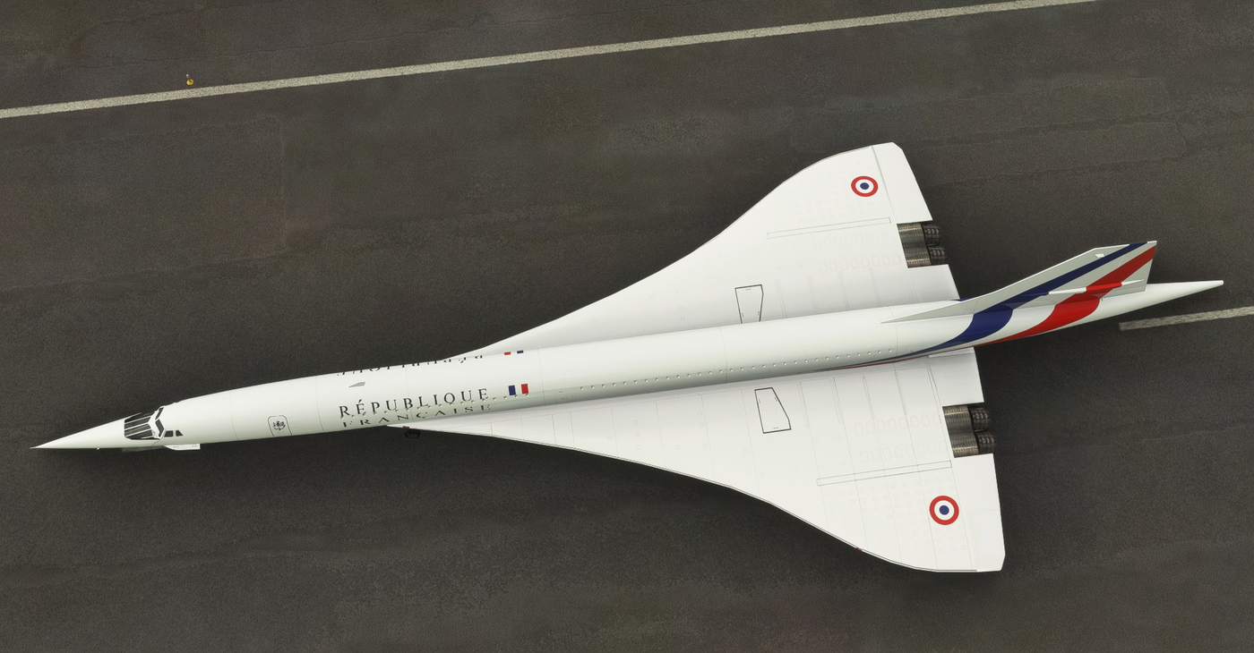 DC Design Concorde France Air Force "Republique Française" (ETEC - VIP ...