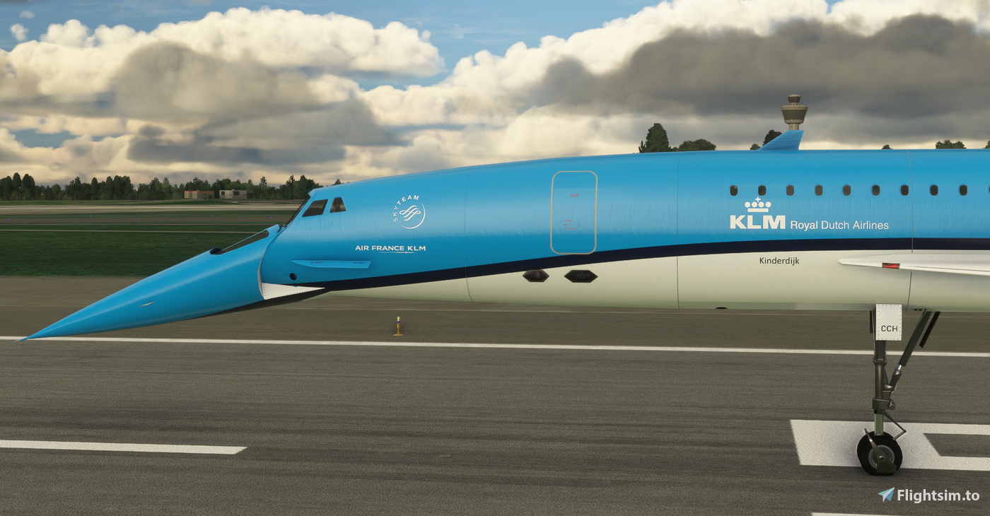 DC Design Concorde KLM "2014 livery" のために Microsoft Flight Simulator | MSFS