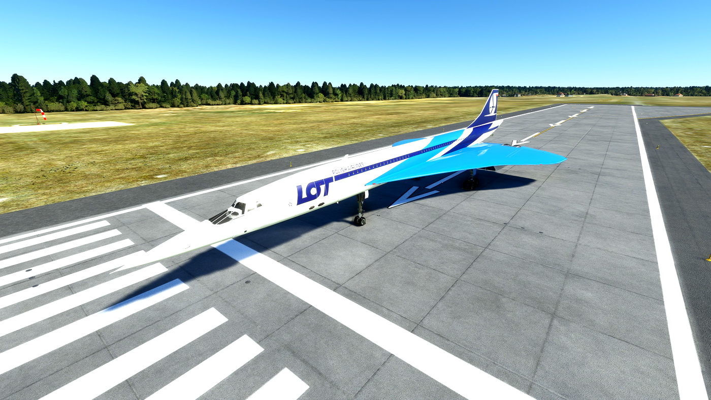 DC Design Concorde PLL LOT for Microsoft Flight Simulator | MSFS