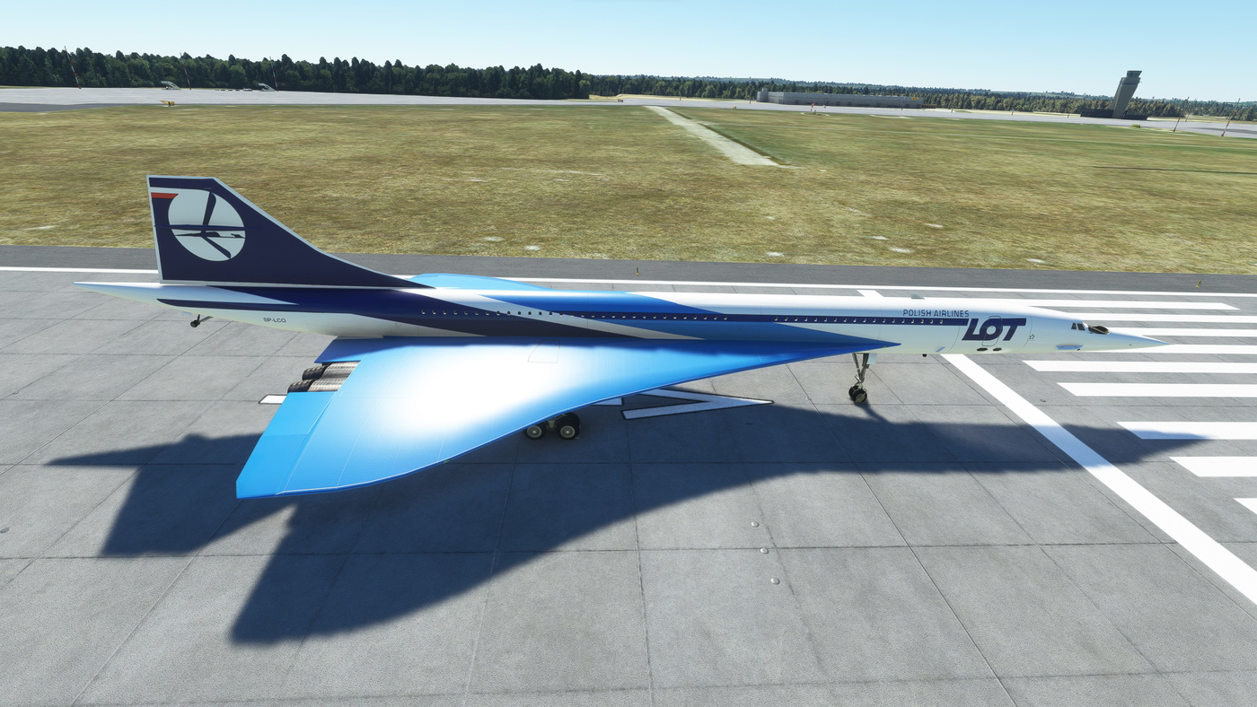 DC Design Concorde PLL LOT for Microsoft Flight Simulator | MSFS