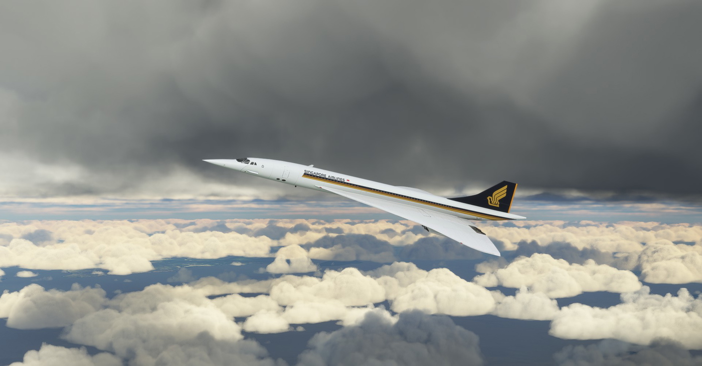 DC Design Concorde Singapore Airlines pour Microsoft Flight Simulator ...