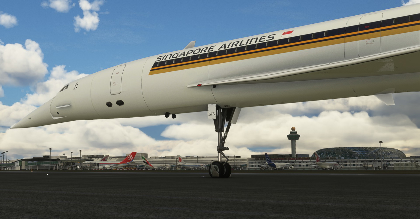 DC Design Concorde Singapore Airlines pour Microsoft Flight Simulator ...