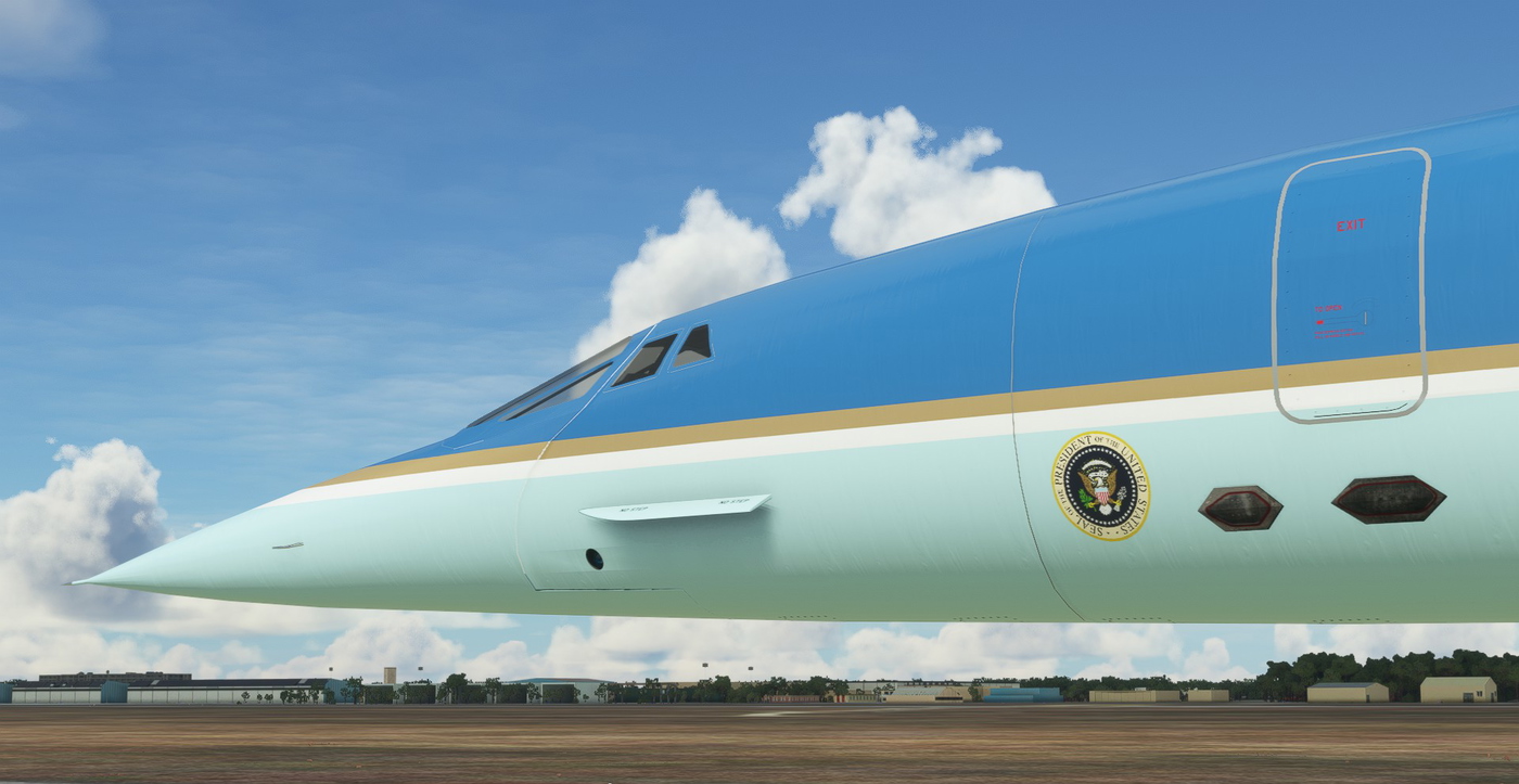 DC Designs Concorde Air Force One / US Air Force / USAF 对于 Microsoft ...