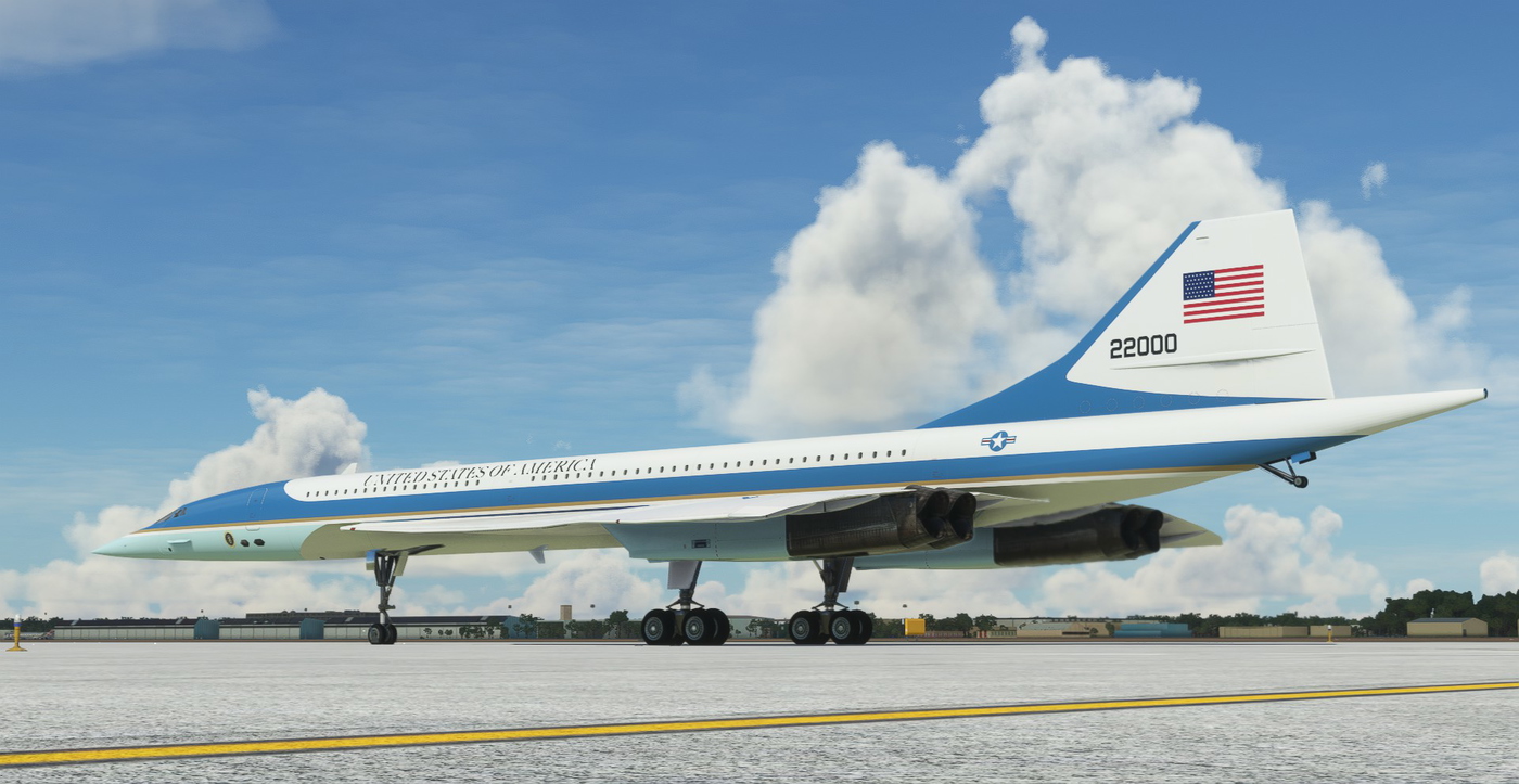 DC Designs Concorde Air Force One / US Air Force / USAF 对于 Microsoft ...