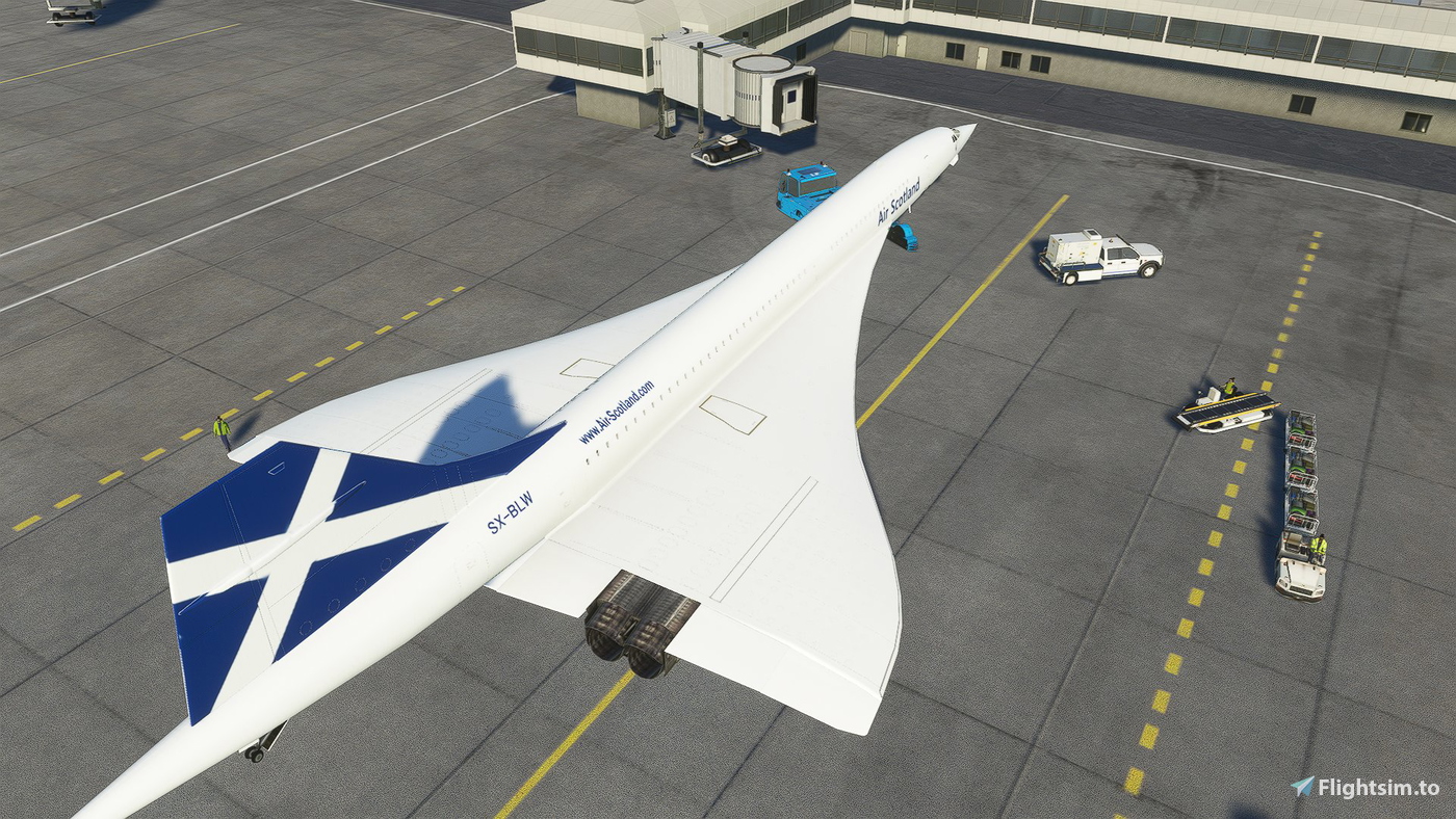 DC Designs Concorde Air Scotland for Microsoft Flight Simulator | MSFS