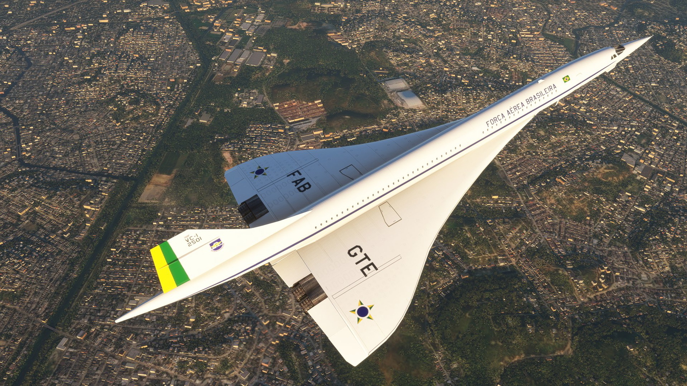 DC Designs Concorde Brazilian Air Force VIP Transport for Microsoft ...