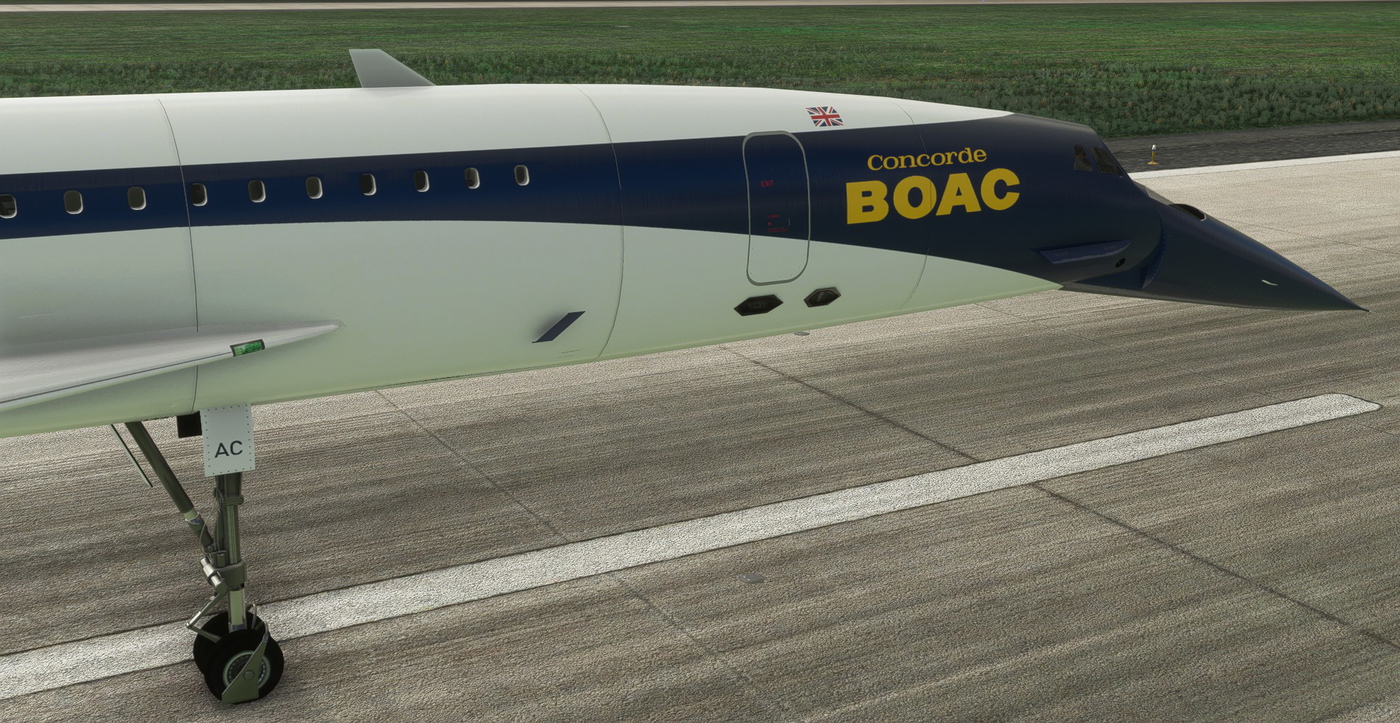 DC Designs Concorde G-BOAC/ British Overseas Airways Corporation / B.O ...