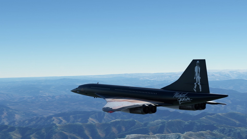 DC Designs Concorde "Michael Jackson Tribute" for Microsoft Flight ...