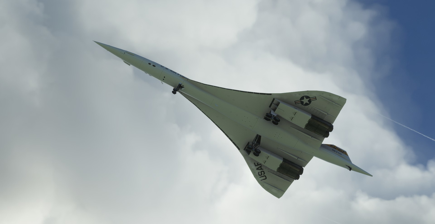 DC Designs Concorde NASA / US Air Force / USAF for Microsoft Flight ...