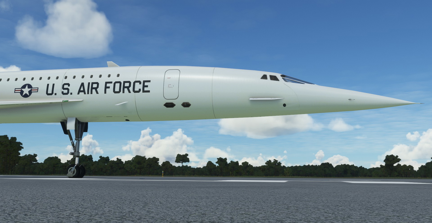 DC Designs Concorde NASA / US Air Force / USAF for Microsoft Flight ...