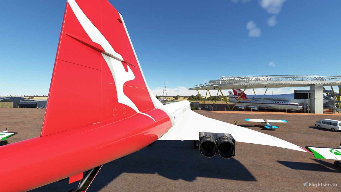 DC Designs Concorde QANTAS for Microsoft Flight Simulator | MSFS