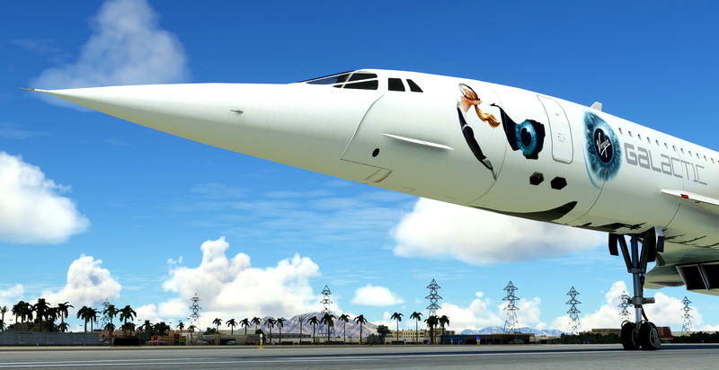 DC Designs Concorde Virgin Galactic for Microsoft Flight Simulator | MSFS