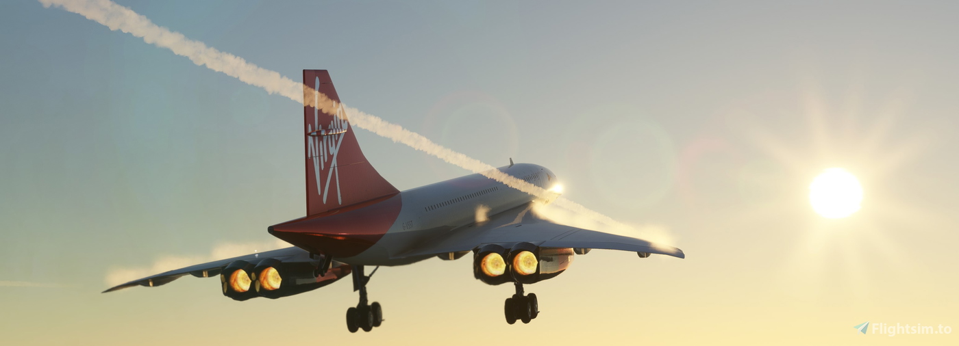 DCD Concorde Virgin Atlantic for Microsoft Flight Simulator | MSFS