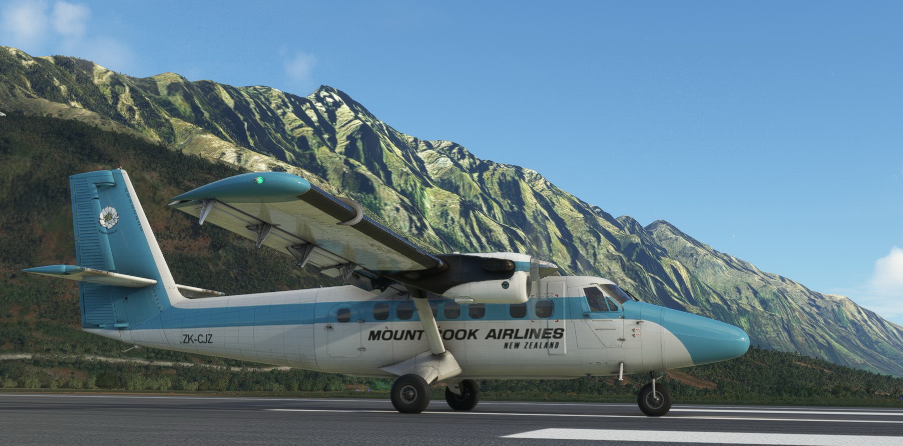 de Havilland Canada DHC-6 Twin Otter ZK-CJZ Mount Cook Airlines - MSFS ...