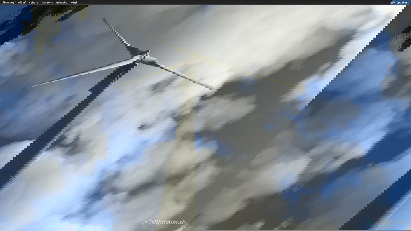 Default Wind Turbine replacement for Microsoft Flight Simulator | MSFS