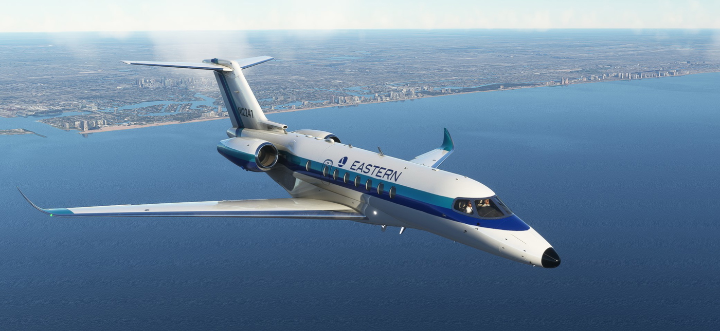 EASTERN AIRLINES Cessna Longitude CLASSIC for Microsoft Flight ...