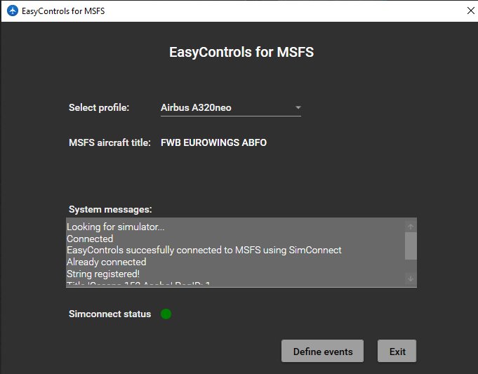 EasyControls for MSFS for Microsoft Flight Simulator | MSFS