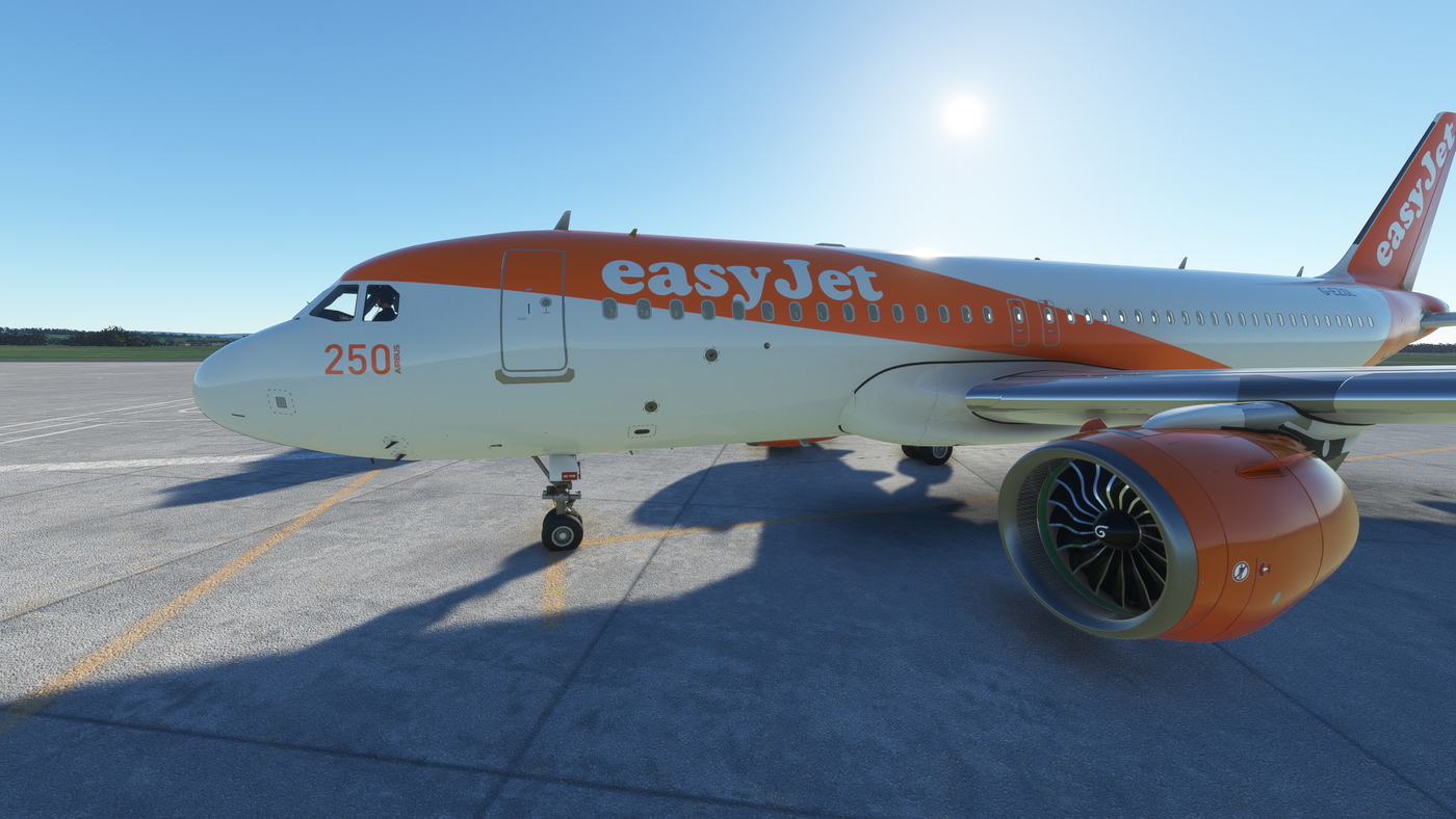 EASYJET 250th MESH LIVERY FOR ASOBO A320 NEO のために Microsoft Flight ...