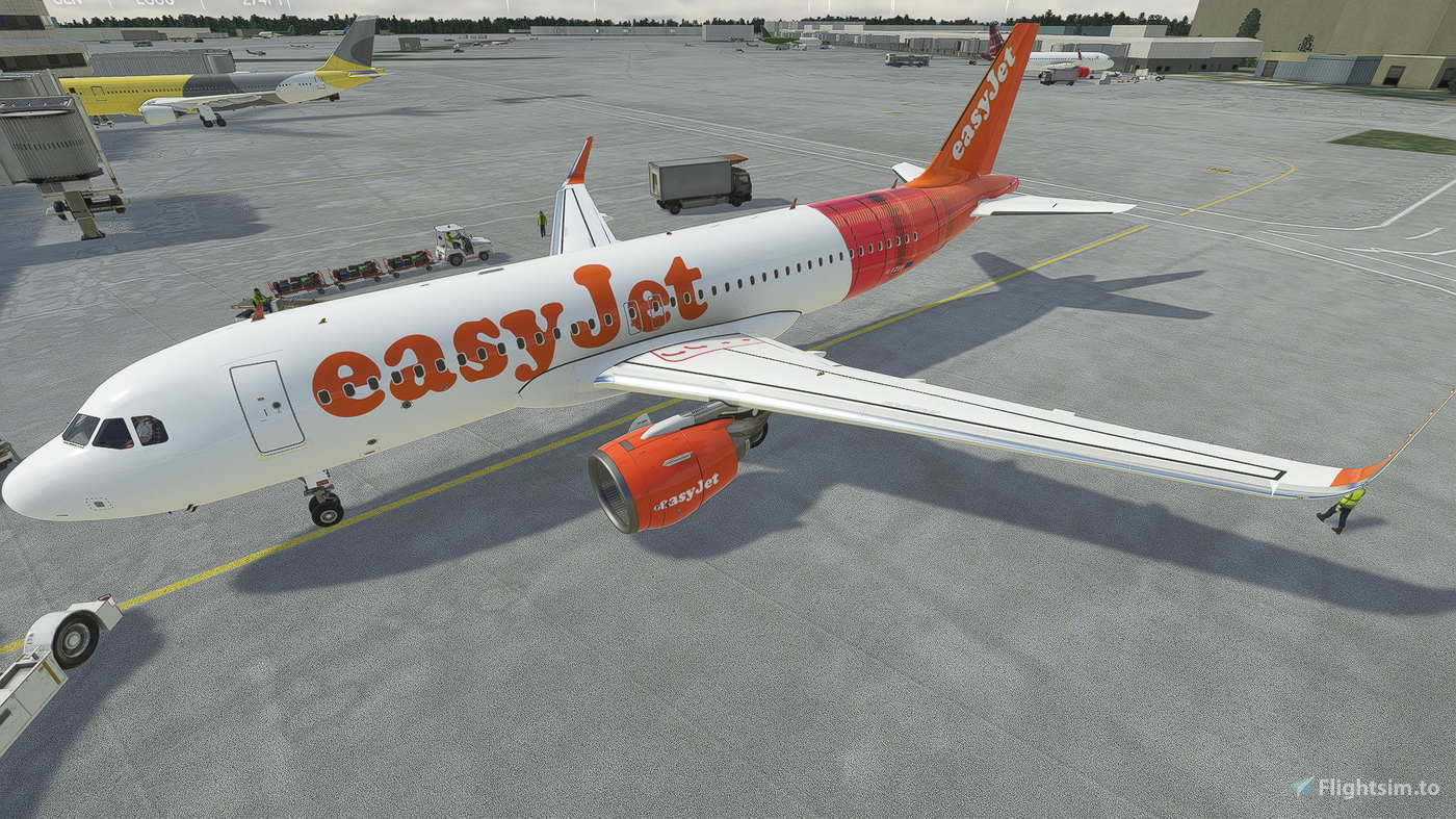 easyjet G-EZBF a32nx for Microsoft Flight Simulator | MSFS