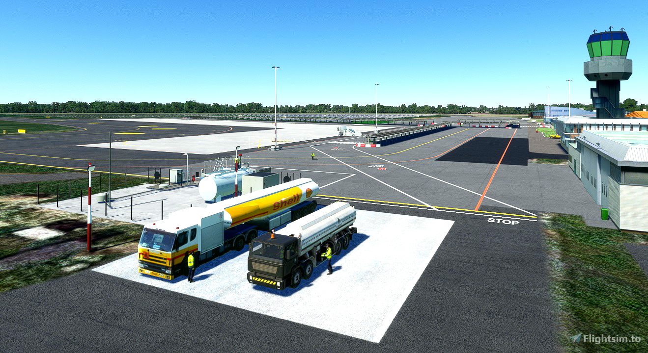 EHGG airport Groningen-Eelde, The Netherlands » Microsoft Flight Simulator