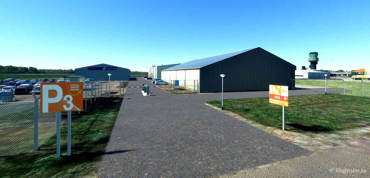 EHGG airport Groningen-Eelde, The Netherlands » Microsoft Flight Simulator