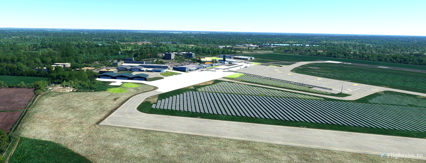 EHGG airport Groningen-Eelde, The Netherlands » Microsoft Flight Simulator