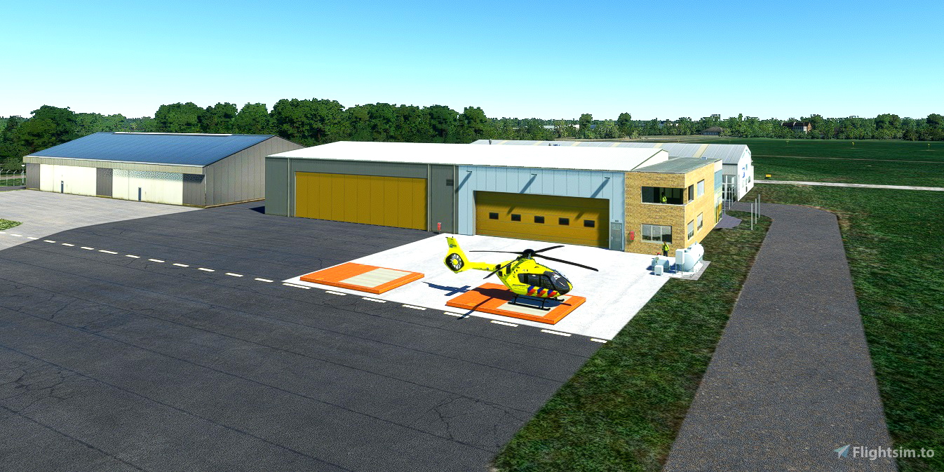 EHGG airport Groningen-Eelde, The Netherlands for Microsoft Flight ...