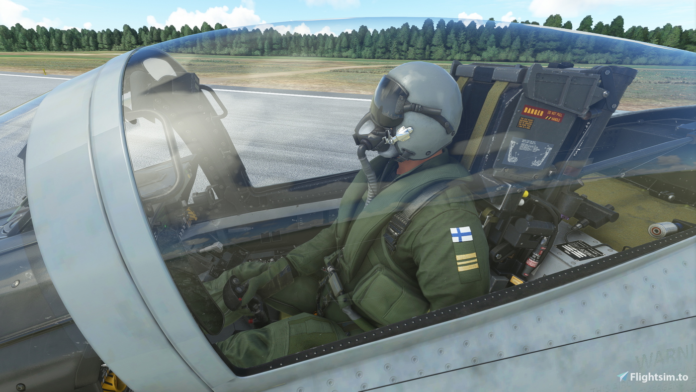 Fighter Pilot Skin - Finnish Air Force for Microsoft Flight Simulator ...