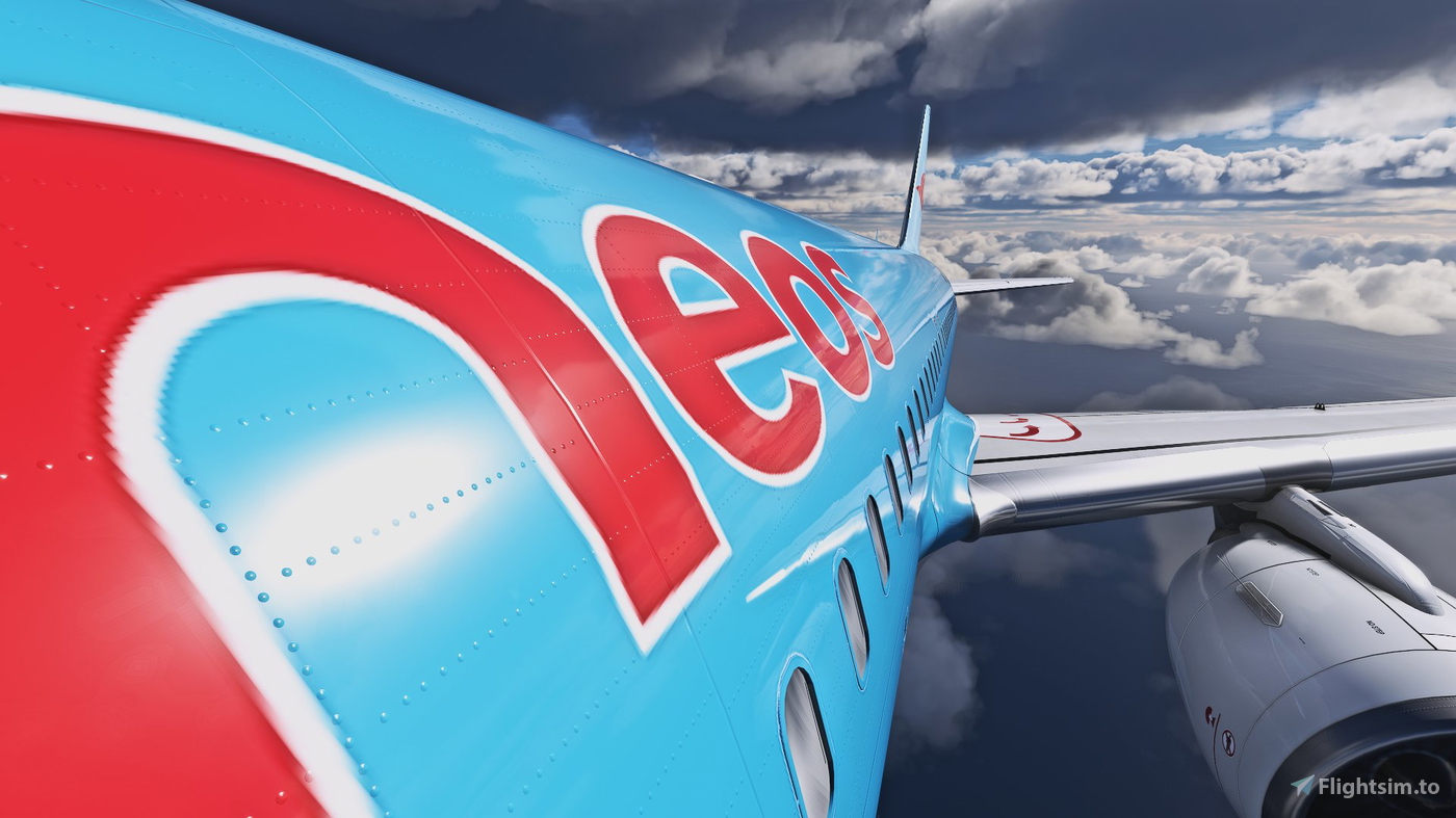 [FBW A32NX] Neos livery 4k for Microsoft Flight Simulator | MSFS