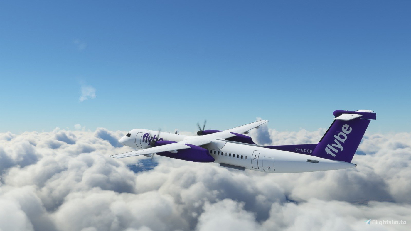 Flybe Q400 - "New Livery" pack for Microsoft Flight Simulator | MSFS