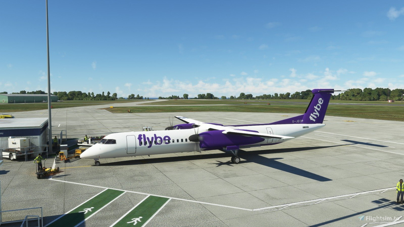 Flybe Q400 - "New Livery" pack for Microsoft Flight Simulator | MSFS