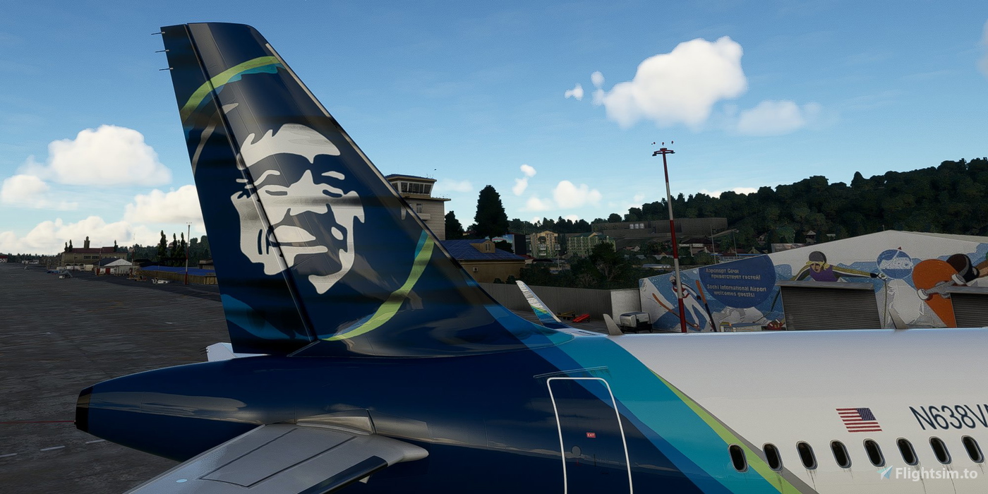[A32NX] FlyByWire | Airbus A320neo Alaska Airlines N638VA Dirty in 8k ...