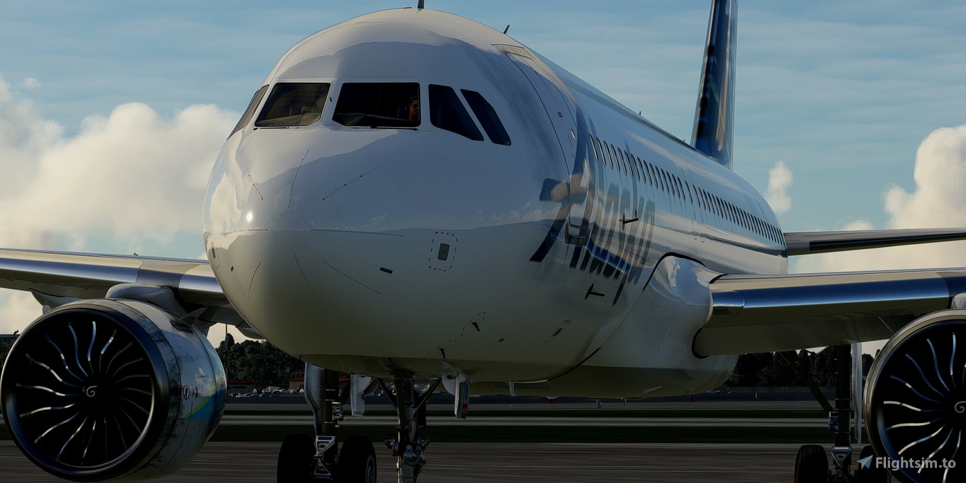 [A32NX] FlyByWire | Airbus A320neo Alaska Airlines N638VA Dirty in 8k ...