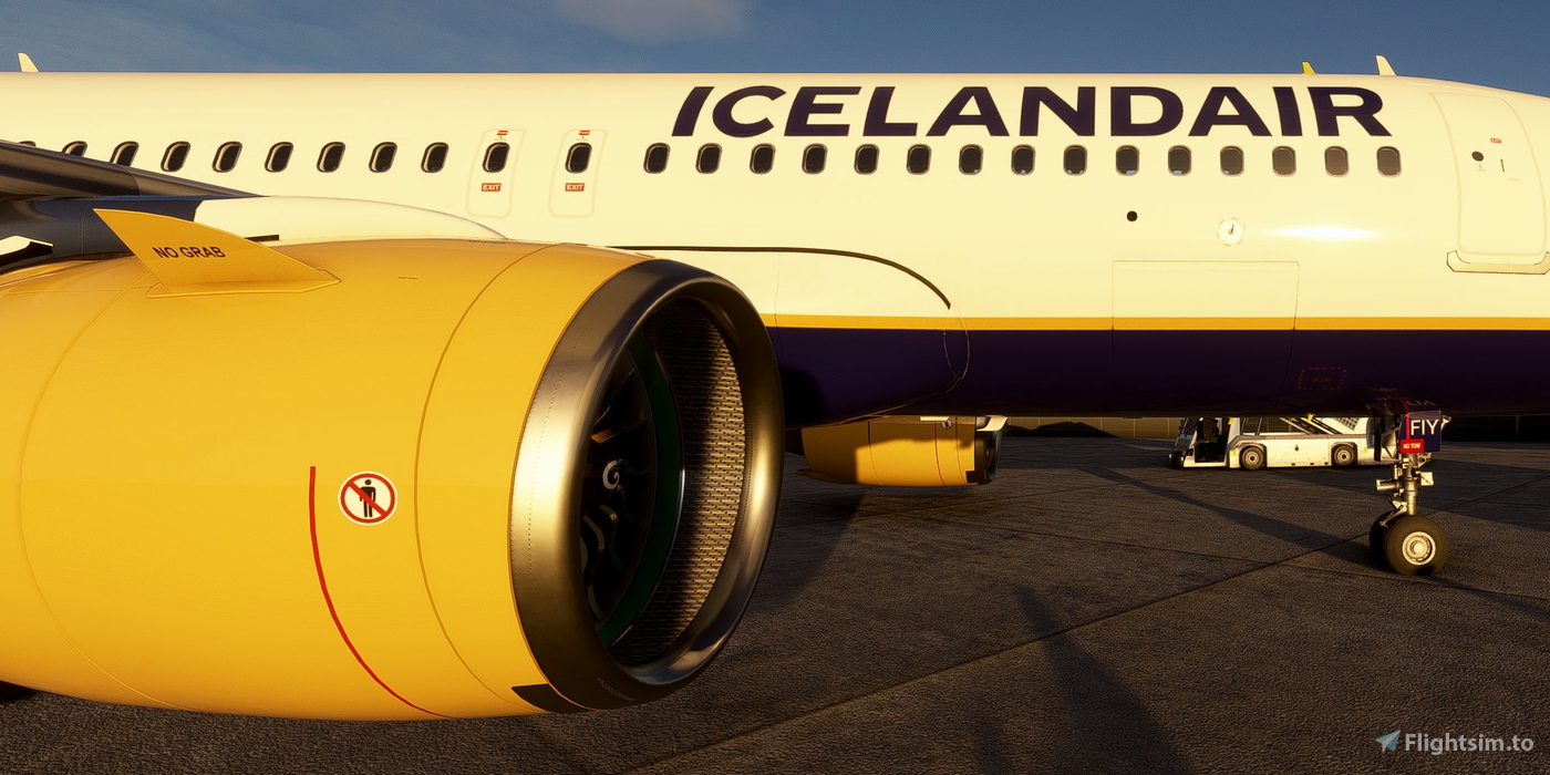 [A32NX] FlyByWire | Airbus A320neo ICELANDAIR TF-FIY in 8k for ...