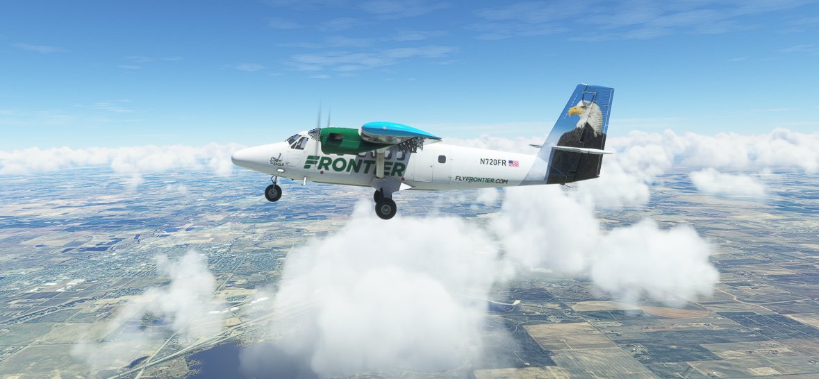 Frontier Airlines - DHC-6-300 Twin Otter (Wheels Pax) - MSFS Add-on ...