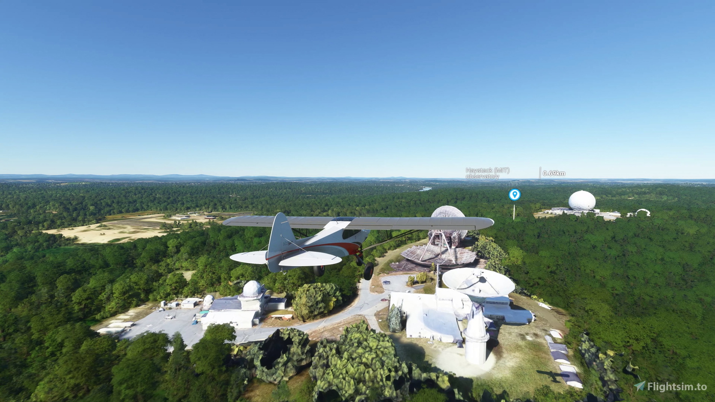 Haystack observatory (observatory of the MIT) for Microsoft Flight ...